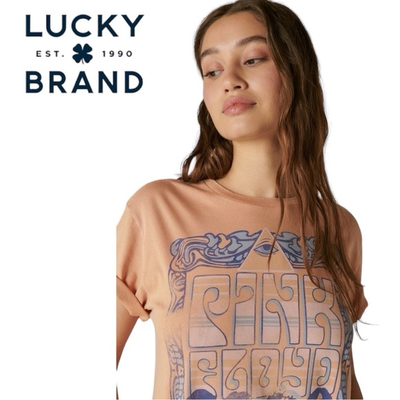 Lucky Brand | Tops | Lucky Brand Pink Floyd Medium Tshirt Nwt | Poshmark